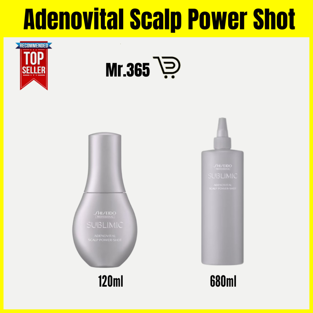 Shiseido professional Sublimic Adenovital Scalp Power-shot 120ml 100% original 生发水 活化毛囊 | Shopee ...