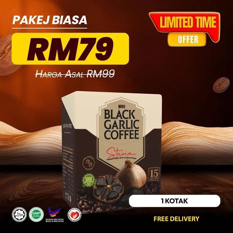 HOT SALES | NUH BLACK GARLIC COFFEE | PAKEJ BIASA | Shopee Malaysia