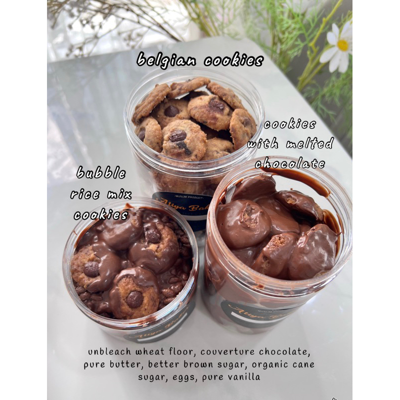 seasalt cookies (bukan gf )with couverture chocolate Atiya Cookies, by ...