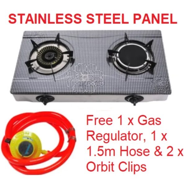 STROM Gas Stove Cooker(Stainless Steel Panel Gas Stove) SIRIM APPROVED ...