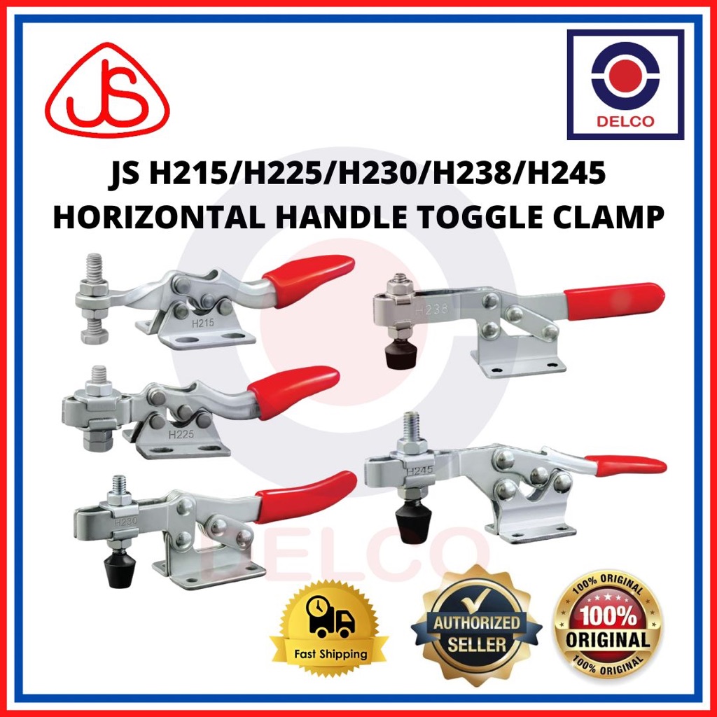 JS CLAMP Horizontal Handle Togged Clamp H215 H225 H230 H238 H245 ...