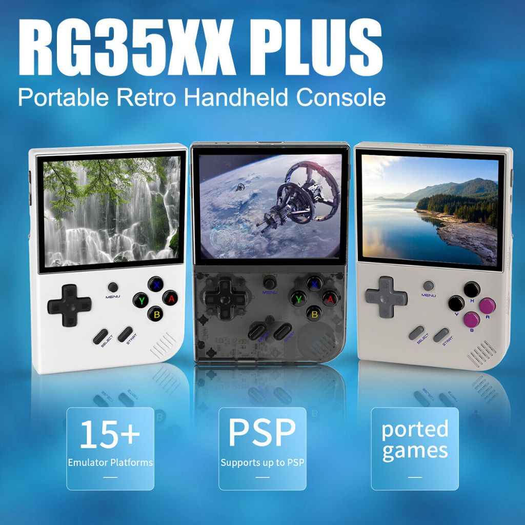 ANBERNIC RG 35XX / RG35XX PLUS Handheld Game Console 3.5-Inch IPS ...