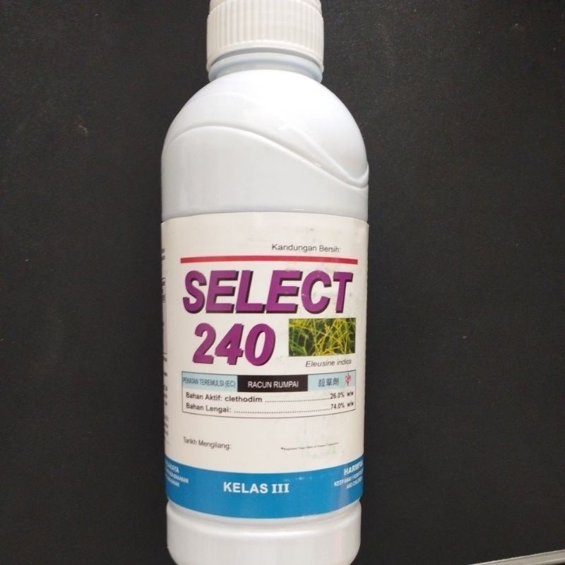 Racun Select 240 ( clethodim 26% ) racun rumput 1 liter | Shopee Malaysia