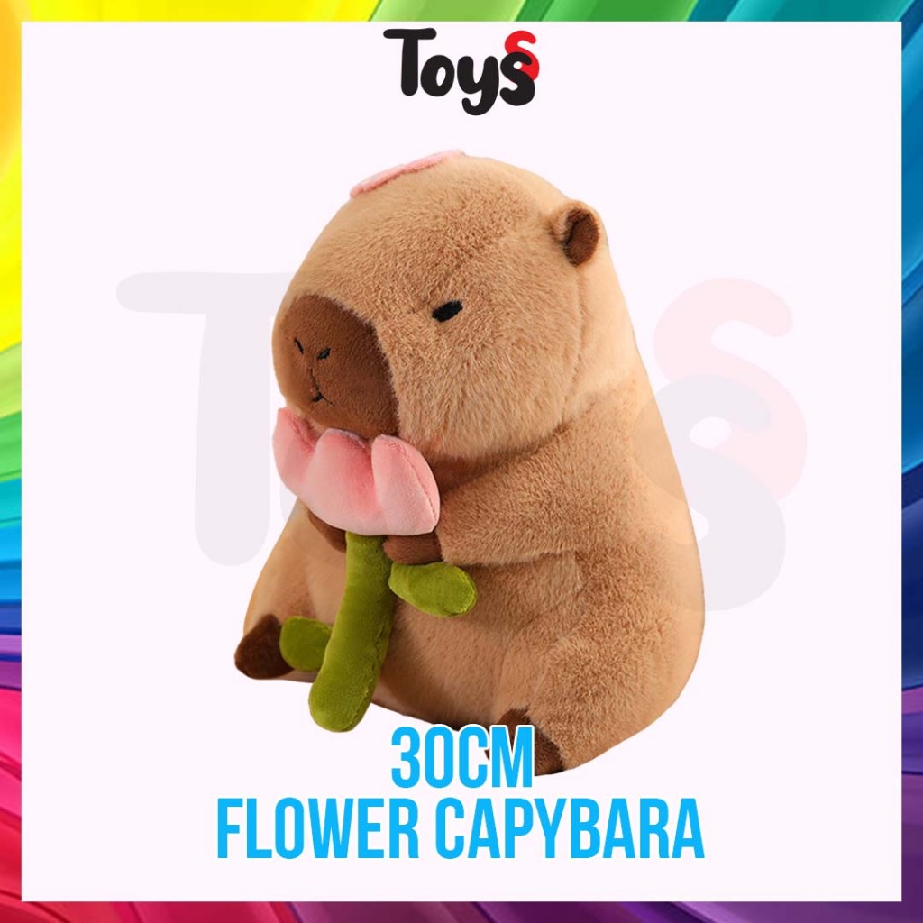 🍊Toyss Running Nose Capybara Plushie Patung Capybara Capibala Capybara ...