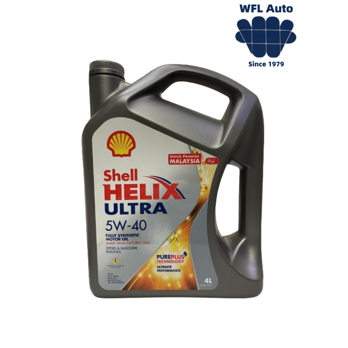 Shell Helix Ultra 5W40 (4L) Ultimate Performance Fully Synthetic Motor ...