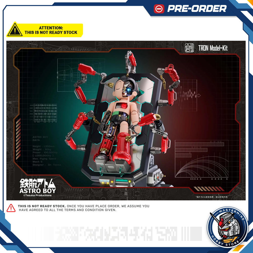 (Ready Stock) Tron Model Kit SIMPLE LEVEL Astro Boy Deluxe Version 创模玩 ...