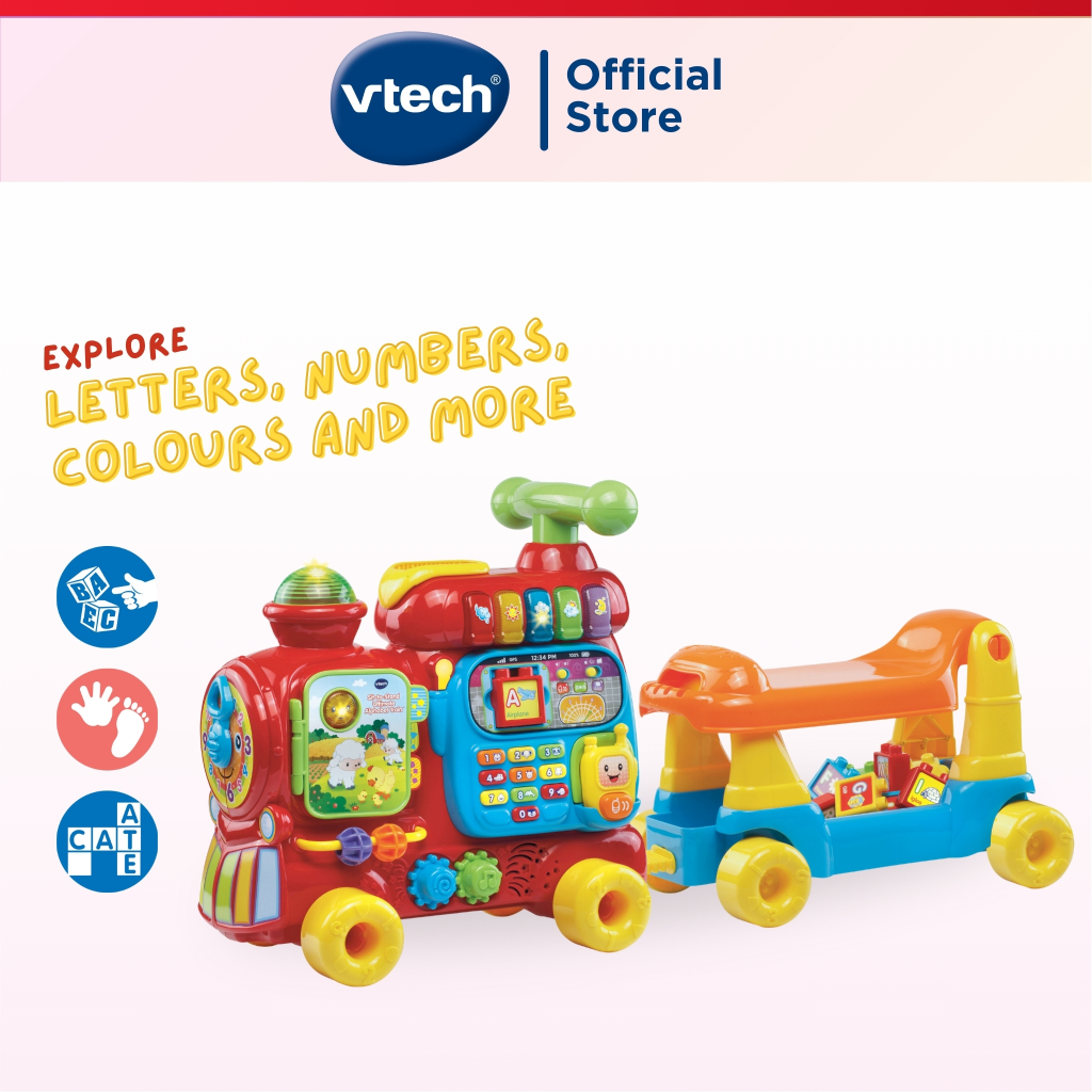 VTech 4 in 1 Ultimate Alphabet Train Ride-on Toys Learning kids toy 1 2 ...