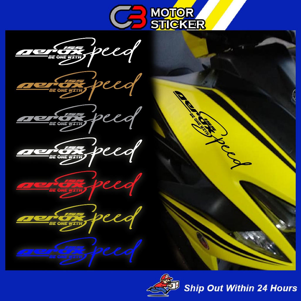 YAMAHA AEROX SPEED STICKER MOTOR AEROX STICKER / M601 | Shopee Malaysia