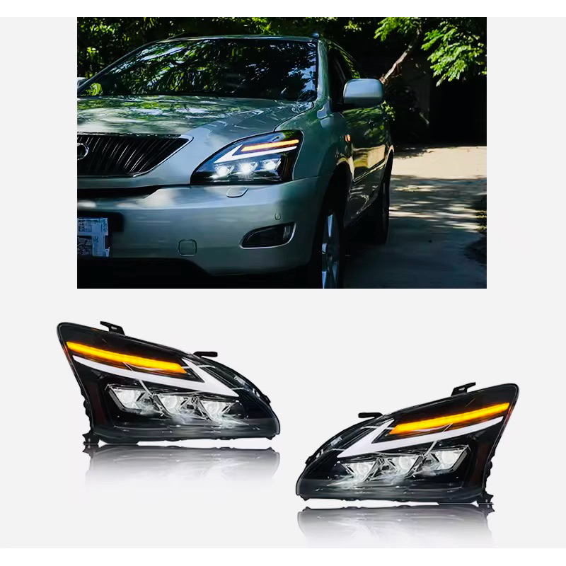 Lexus RX240 RX350 Toyota harrier 2004 - 2008 LED front projector ...