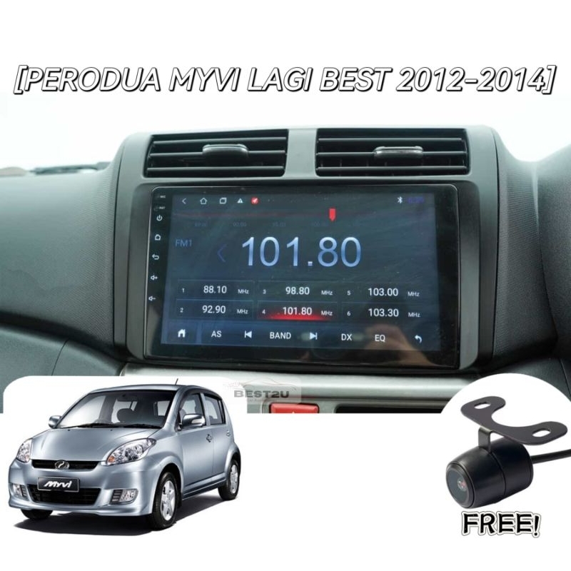 Android Player 10" Perodua Myvi Lagi Best 2012-2014 ☆FREE Reverse Camera + Casing☆ | Shopee Malaysia
