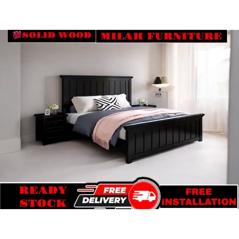 WOODEN BEDFRAME WITH 5YEARS WARRANTY NEW DESIGN FASTER DELIVERY 1 ...