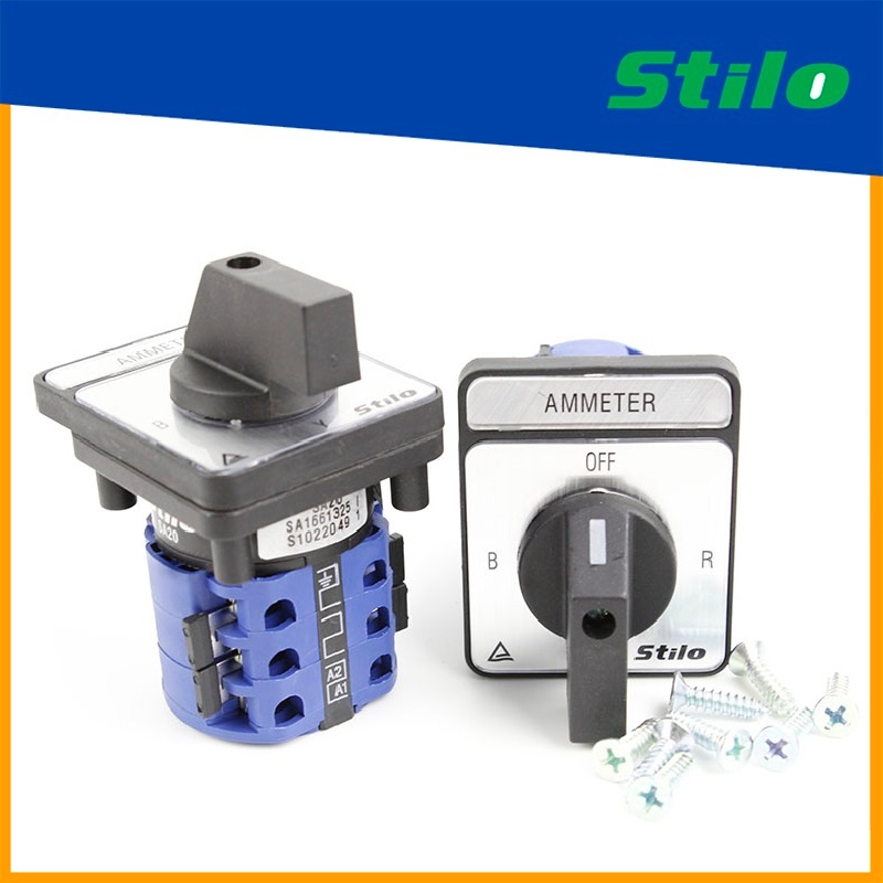 STILO 16A AMMETER S/SWITCH Selector Switch STILO ROTARY CAM SWITCH STL ...