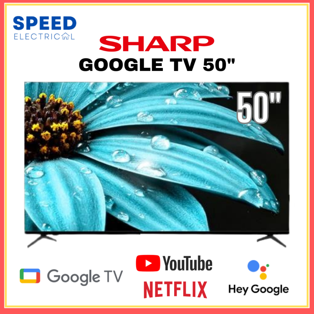 SHARP 4K GOOGLE LED TV 50INCH 4TC50FJ1X ANDROID TV 智能电视 TV INTERNET ...