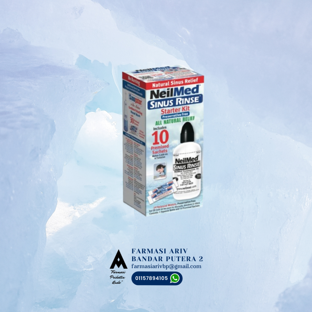 NEILMED SINUS RINSE STARTER KIT ADULT 10S | Shopee Malaysia