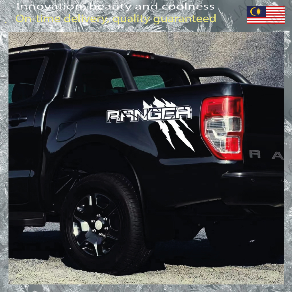 Car Body Side Sticker For Ford Ranger Raptor XLT XL Lariat T6 Trim ...