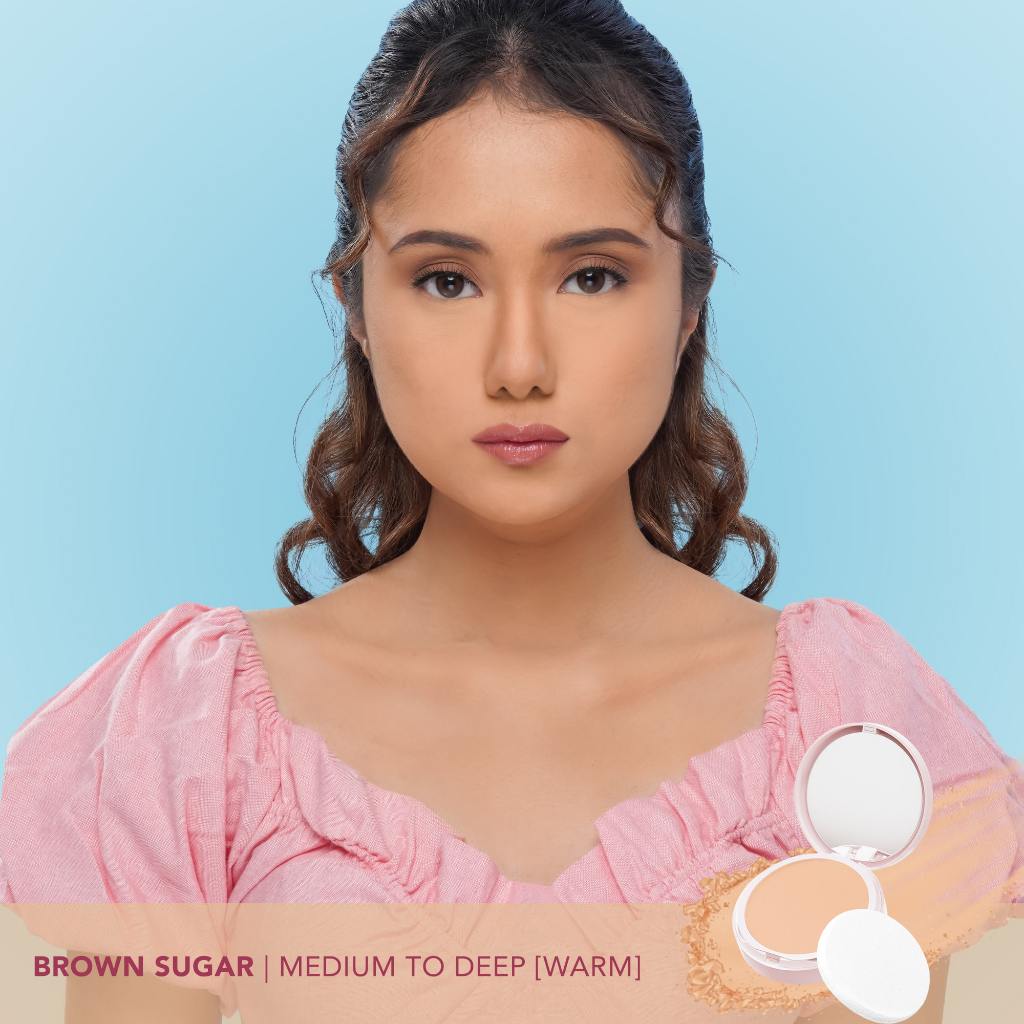 Sea Makeup Acne Cover & Smooth Two Way Cake Pressed Powder and Matte ...
