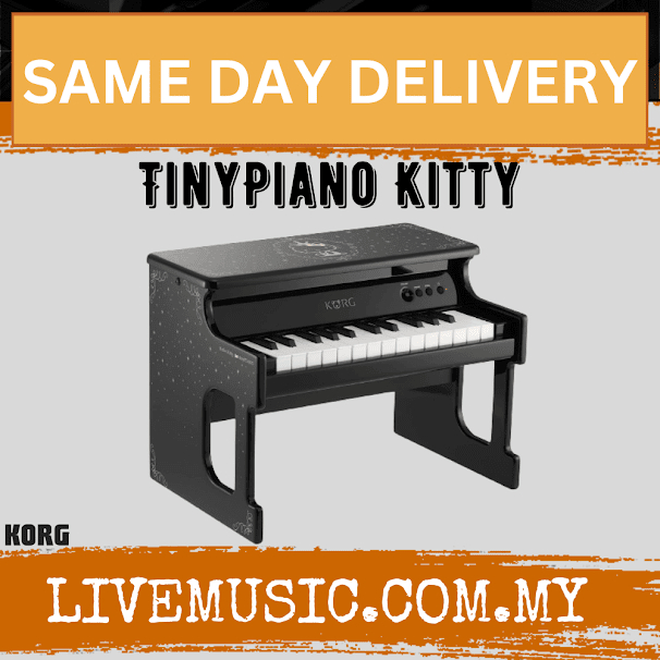 Korg tinyPIANO Hello Kitty - Black / White ( Tiny-Piano Kitty / Tiny Piano Kitty ) | Shopee Malaysia