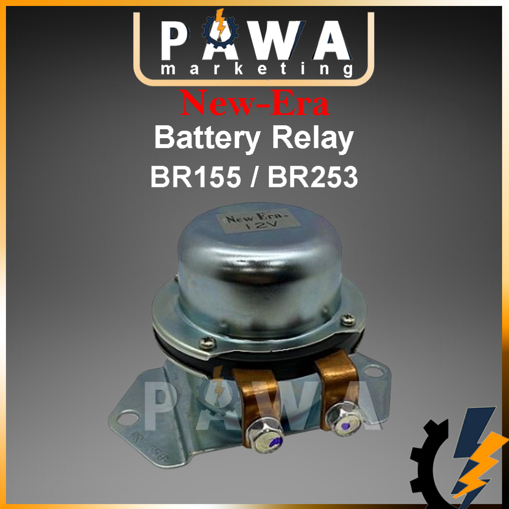Pawa BR-155 (+) BR-253(-) Positive Negative NEW ERA EPINA BATTERY RELAY ...