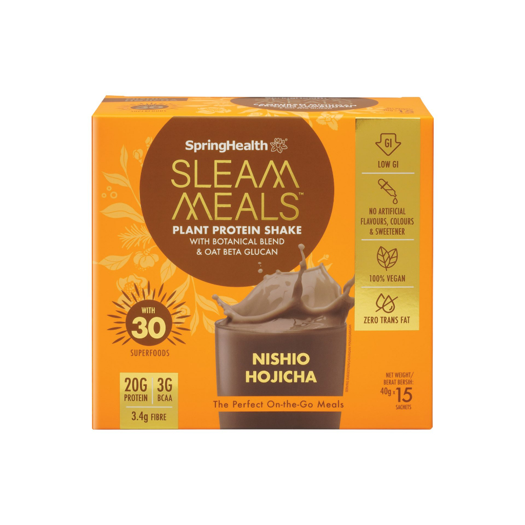 SpringHealth SleamMeals™ Creamy Nishio Hojicha (15'S) | Shopee Malaysia