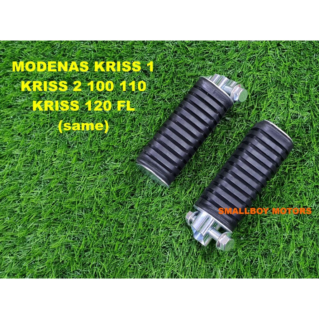 MODENAS KRISS 1 2 100 110 120 MR1 FL REAR FOOTREST FOOT REST STAY TEMPAT PIJAK KAKI BELAKANG ...