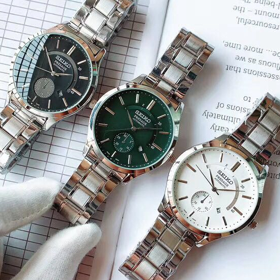 ORIGINAL Seiko Jam Tangan lelaki Original Emerald Green Calendar ...
