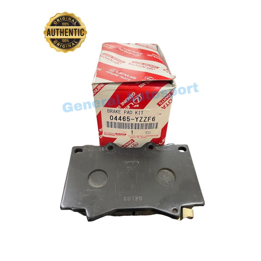 Original Front Disc Brake Pad Toyota Land Cruiser UZJ100 HDJ101 04465 ...