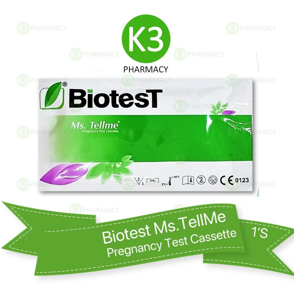 BiotesT Ms. Tell Me Pregnancy Test Cassette (1'S) | Shopee Malaysia