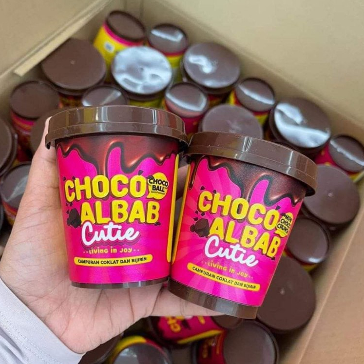 CHOCOALBAB PINK SERIES Cutie No Almond 85g | Mini Chocojar Sesuai Untuk ...