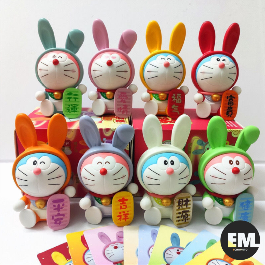 Doraemon Rabbit Ear Figurine Series Blind Box | Shopee Malaysia