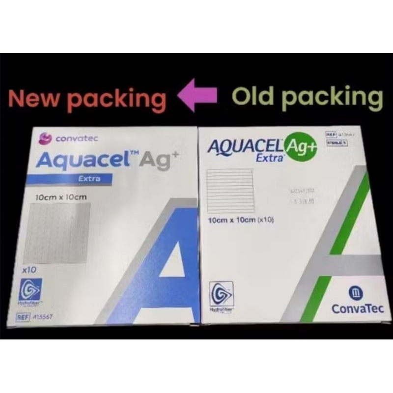 Aquacel Ag+ Extra (1 pc) (New packaging) 10cm×10cm | Shopee Malaysia