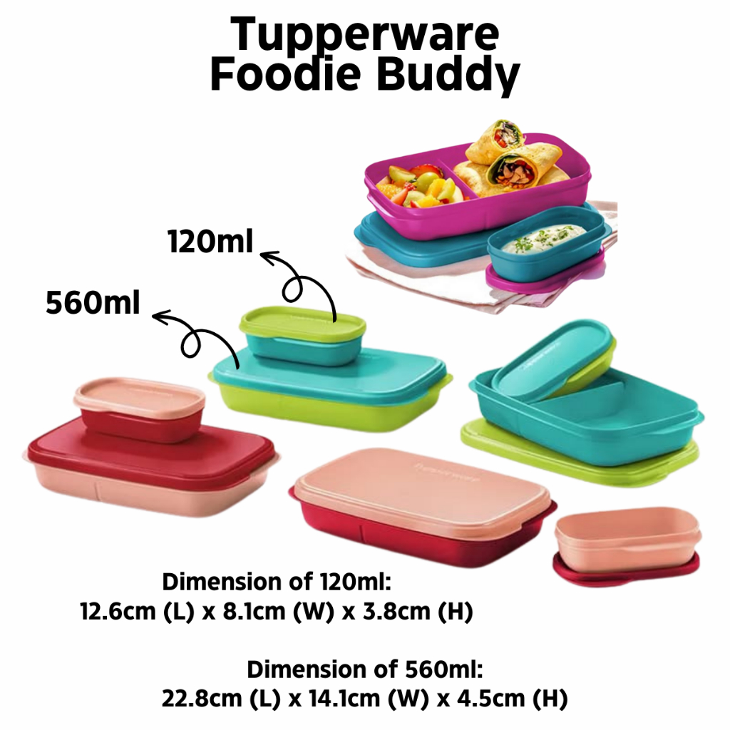 Tupperware Foodie Buddy (1 set) | Shopee Malaysia