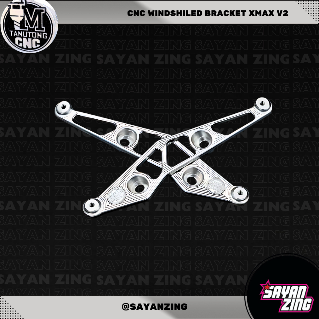 TANUTONG CNC WINDSHILED BRACKET XMAX V2 | Shopee Malaysia