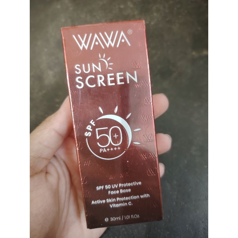 🔥 WAWA SUN SCREEN SPF 50 (Brightening) | Shopee Malaysia