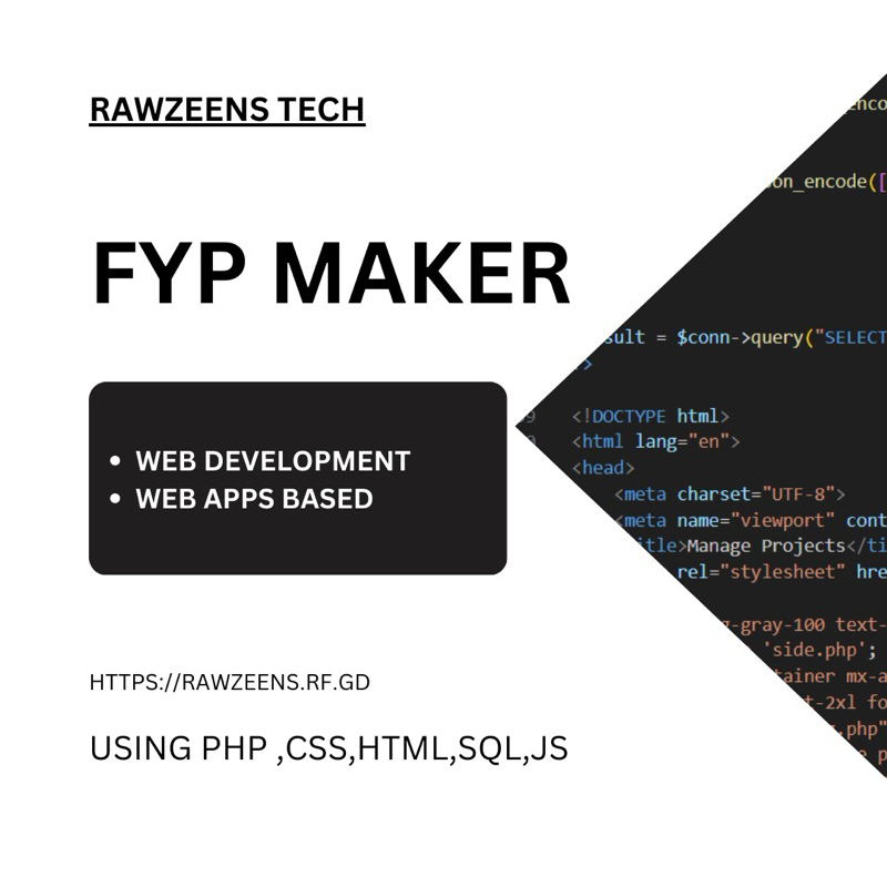 Fyp Maker (Iot,Web Apps, Proposal) by Rawzeens Tech | Shopee Malaysia