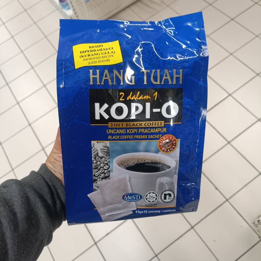 Hang Tuah 2 dalam 1 Kopi O Unacang Kopi Pracampur 2in1 Black Coffee | Shopee Malaysia