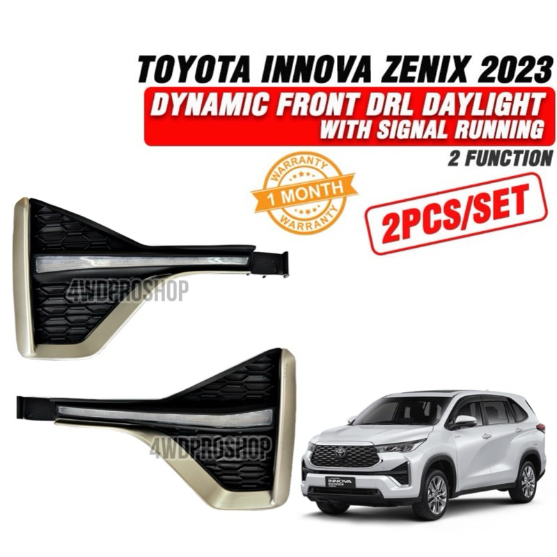 Toyota Innova Zenix 2023 2024 Dynamic Front DRL Daylight With Signal ...