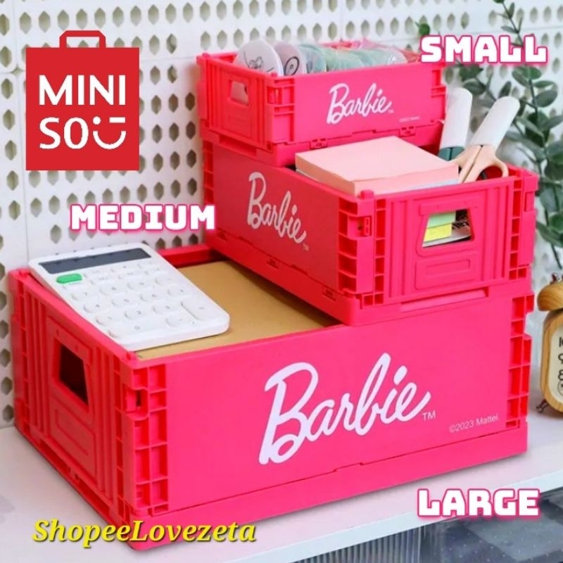 💯🇲🇾 𝗚𝗘𝗡𝗨𝗜𝗡𝗘 𝗠𝗜𝗡𝗜𝗦𝗢 𝘅 𝗢𝗙𝗙𝗜𝗖𝗜𝗔𝗟 𝗕𝗔𝗥𝗕𝗜𝗘 COLLAPSIBLE STORAGE BIN @ KOTAK ...
