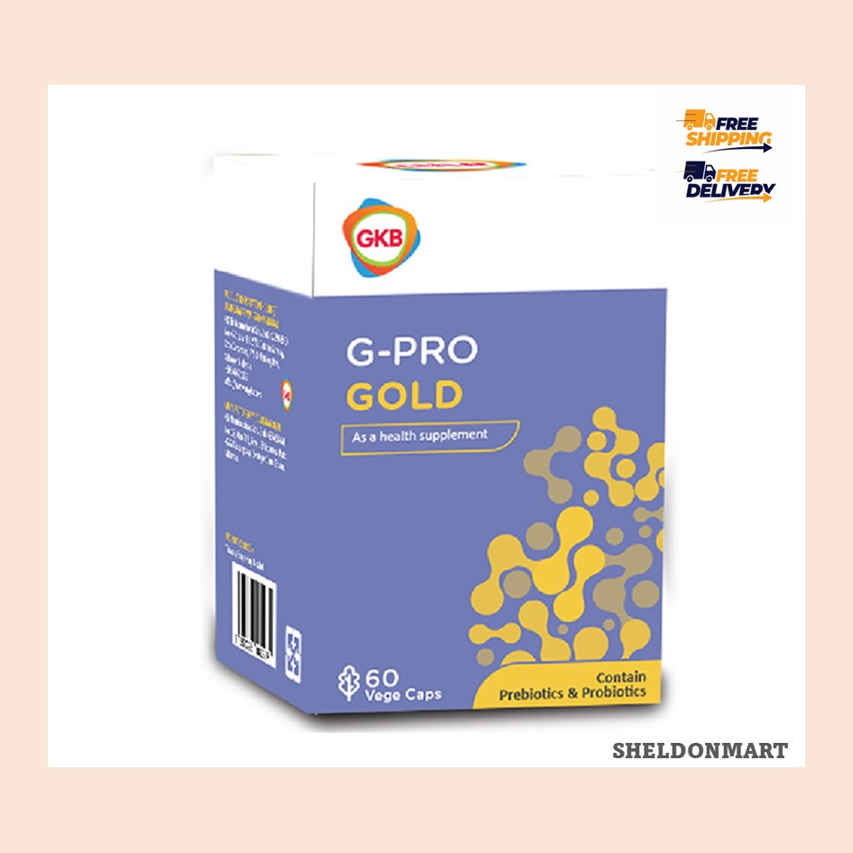 FREE SHIPPING [EXP: 02/2026] GKB G-PRO GOLD 60's / 3 x 60's | Shopee ...