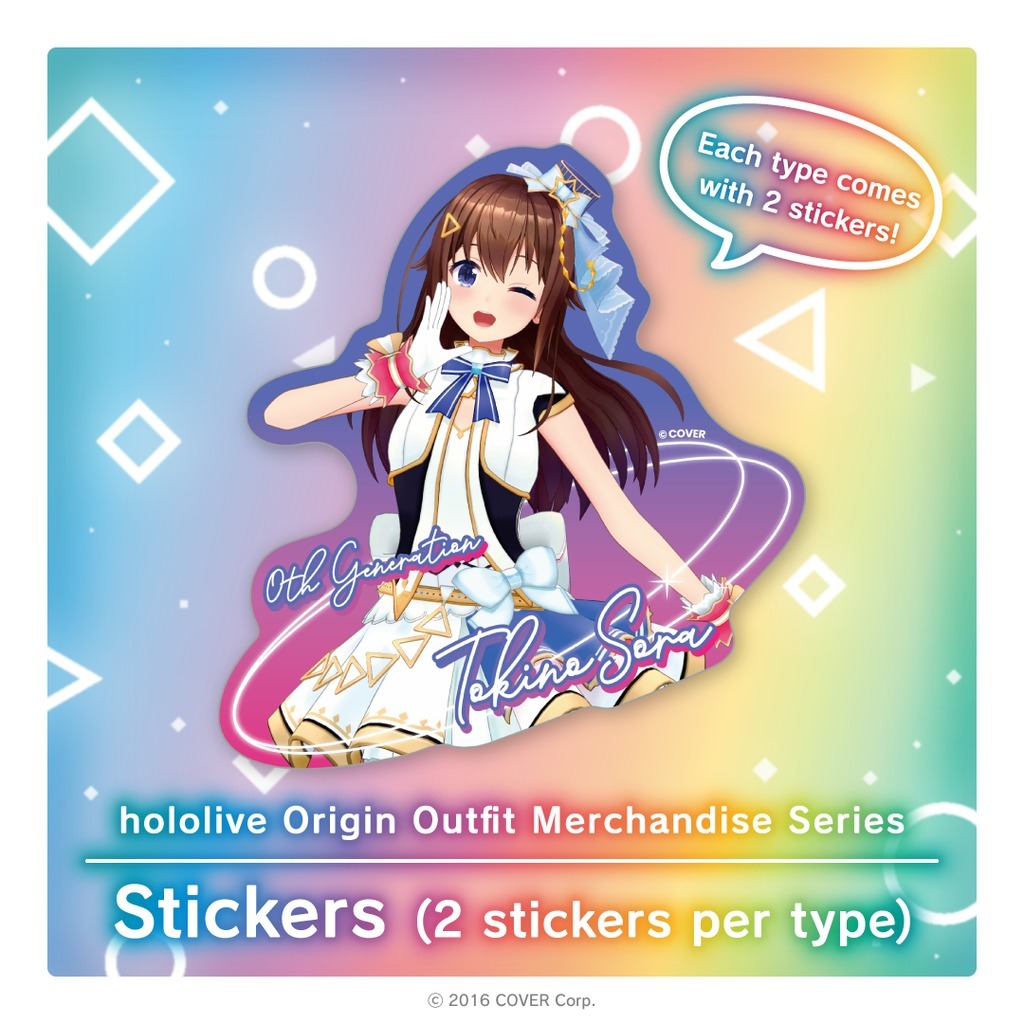 [PO - Limited] hololive Origin Outfit Merchandise Series Stickers (2 ...