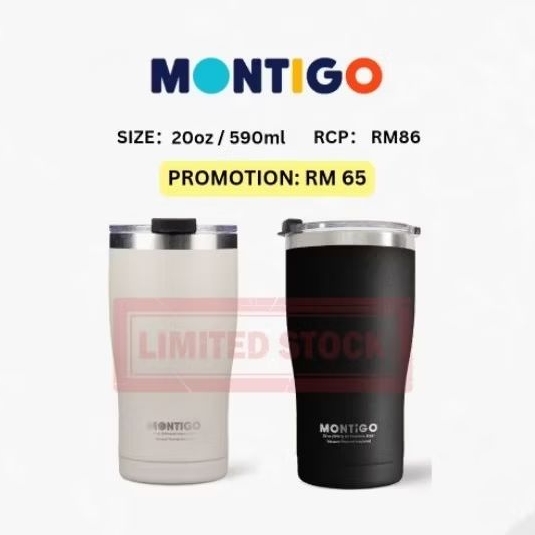 (Free Shipping) Montigo Knight's Tumbler - 590ml | Shopee Malaysia