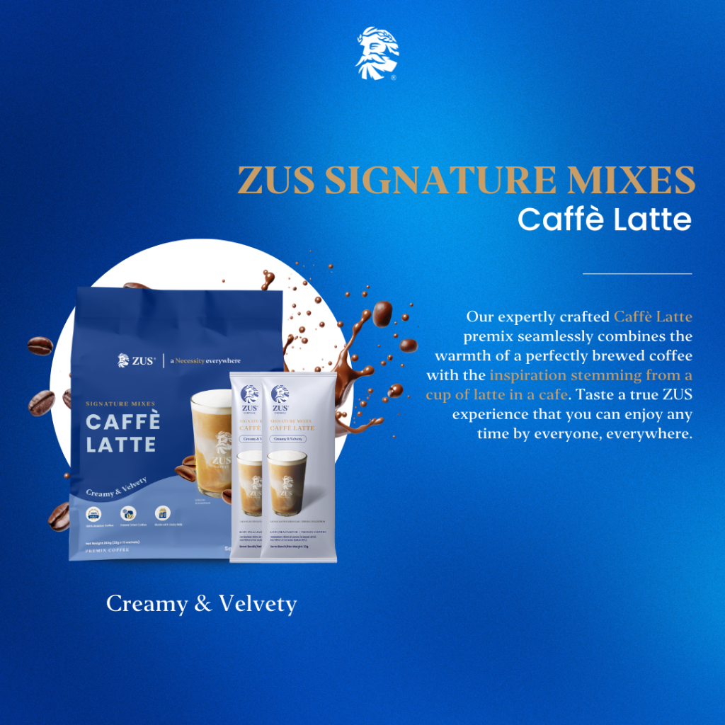 ZUS Signature Mixes Premium Instant Coffee - 12 sticks | Shopee Malaysia