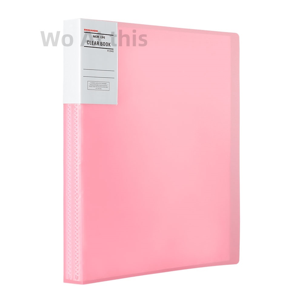 20/30/60/80/100 Pocket A4 Large Capacity Folder Organizer Certificate ...