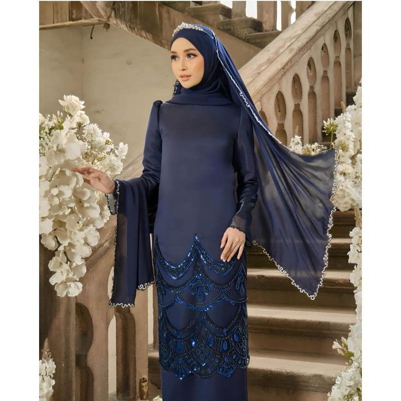RATNA KURUNG HIJABISTAHUB / KURUNG BEADS LACE / BAJU NIKAH / BAJU ...
