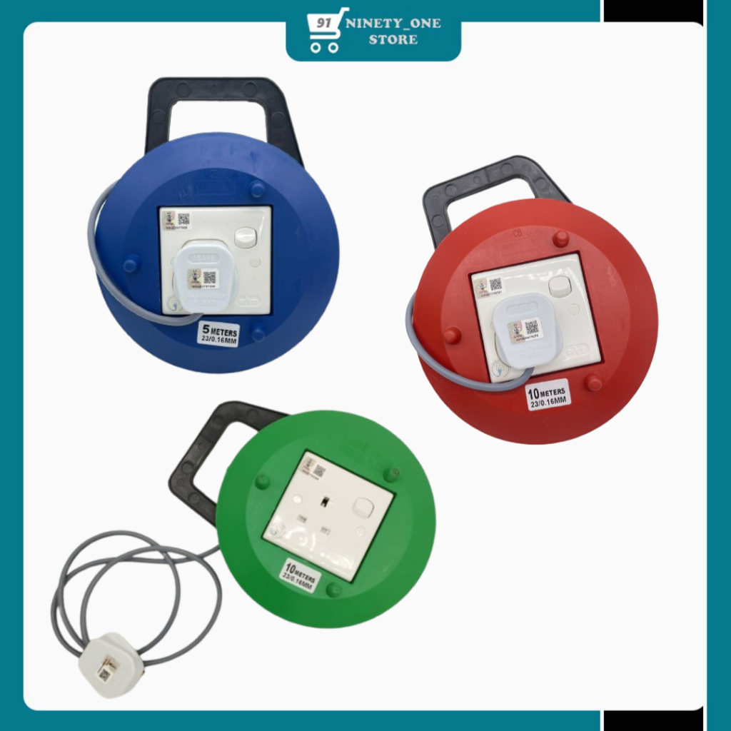 🔥READY STOCK🔥30FT 15FT EXTENSION CABLE BOX PORTABLE SOCKET WAYAR ...