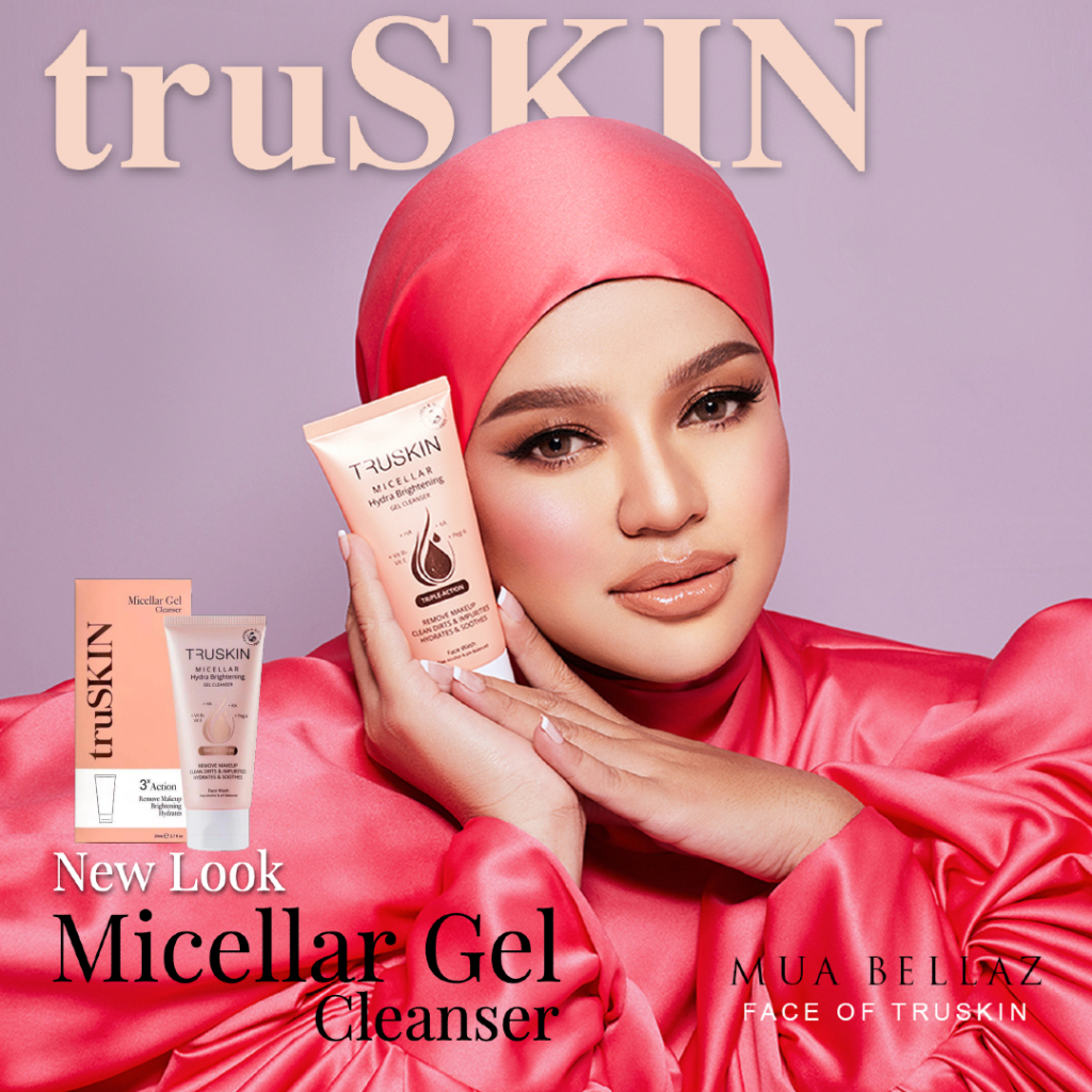 Truskin Cleanser / Tru Skin Micellar Hydra Brightening Gel Face Wash ...