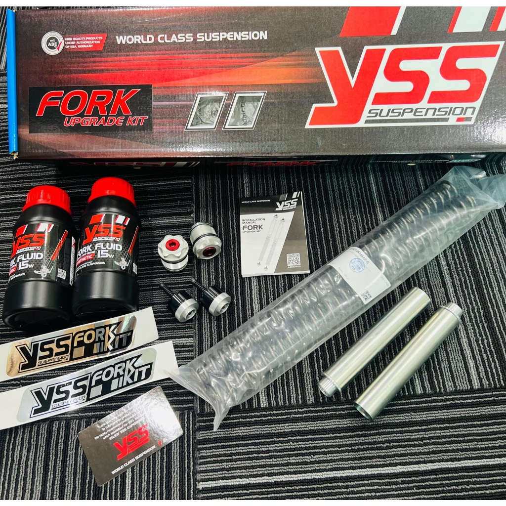 YSS Adjustable Fork Kit Yamaha XMax V1 V2 V3 250 300 X-Max Fork Spring ...
