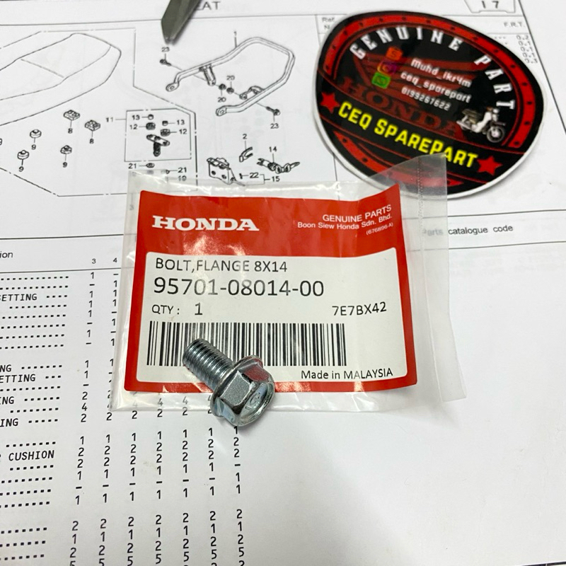 SKRU L-BAR / KARIA EX5 HP/DREAM ORIGINAL 💯 HONDA | Shopee Malaysia