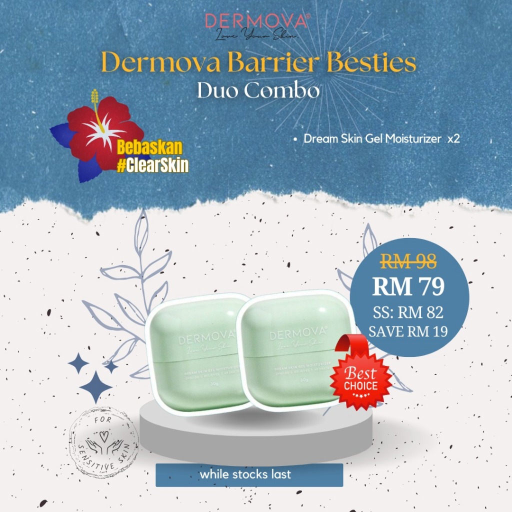 DERMOVA MOISTURIZER DUO COMBO | Shopee Malaysia