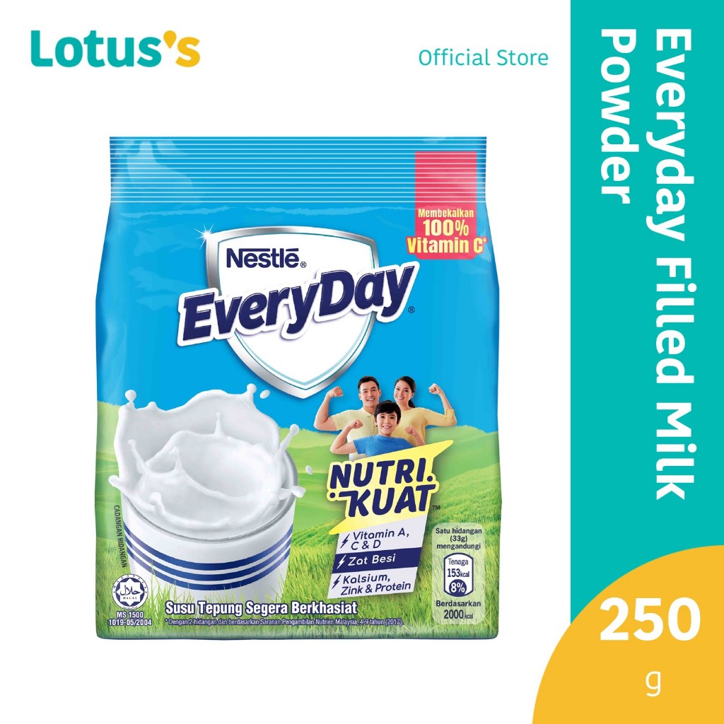 Everyday Filled Milk Powder 250g | Shopee Malaysia