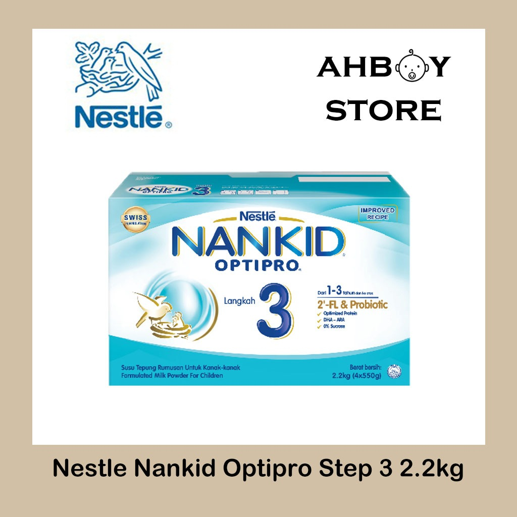 Nestle Nankid Optipro Step 3 (2.2kg) Exp 2/2026 (Online Exclusive) LAST ...